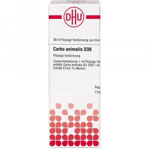 CARBO ANIMALIS D 30 Dilution (20 ml) Preisvergleich, PZN 2609863 ...