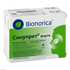 SINUPRET forte überzogene Tabletten (100 St) Preisvergleich, PZN ...