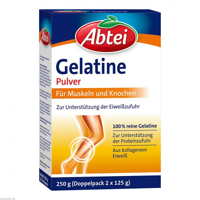 ABTEI Gelatine Pulver (250 g) Preisvergleich, PZN 4430134 · MediPreis.de