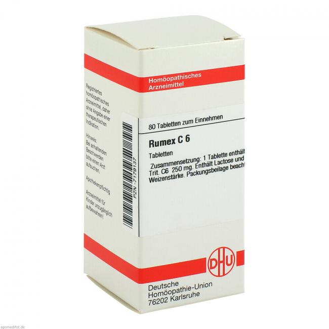 RUMEX C 6 Tabletten (80 St) Preisvergleich, PZN 7179137 · MediPreis.de