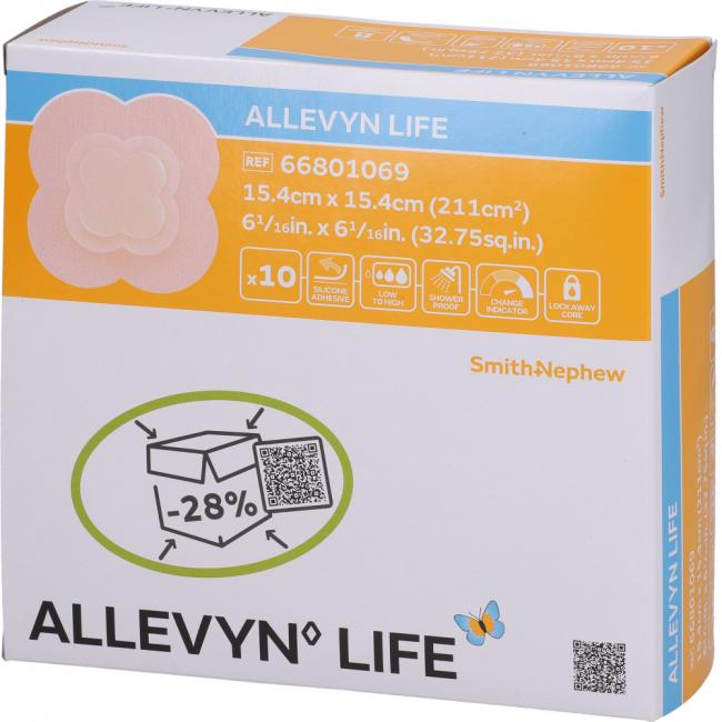 ALLEVYN Life 15,4x15,4 cm Silikonschaumverband (10 St) Preisvergleich ...