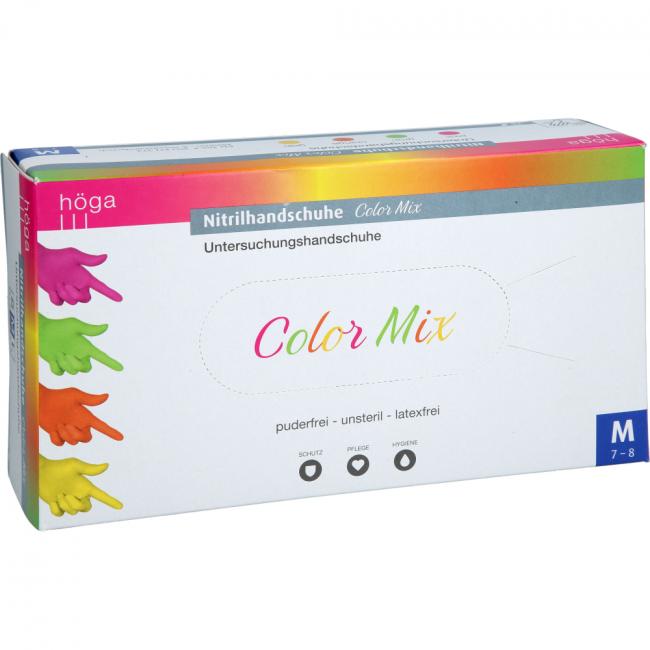 NITRIL HANDSCHUHE unste.puderfrei Gr.M Color Mix (96 St) Preisvergleich ...