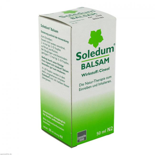 SOLEDUM Balsam flüssig (50 ml) Preisvergleich, PZN 3407015 · MediPreis.de