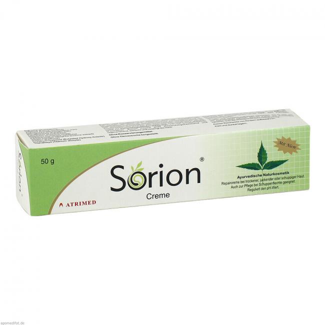 SORION Creme (50 g) Preisvergleich, PZN 10132866 · MediPreis.de